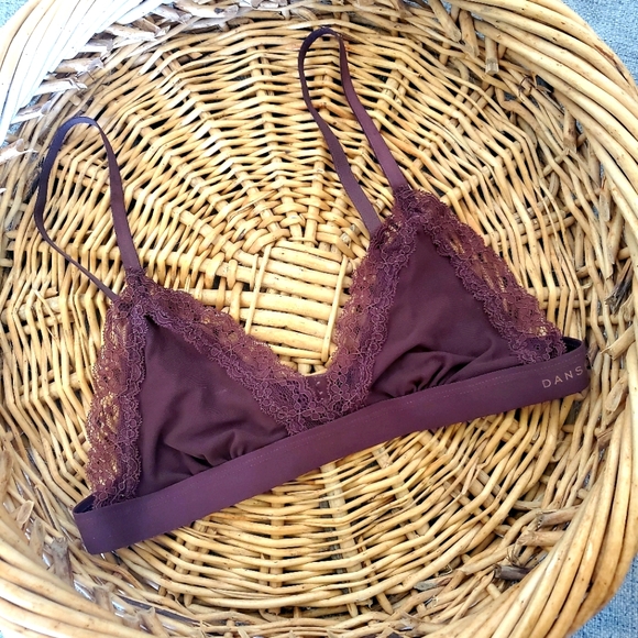 Danskin | Intimates & Sleepwear | Stunning Brown Bralette See Through ...